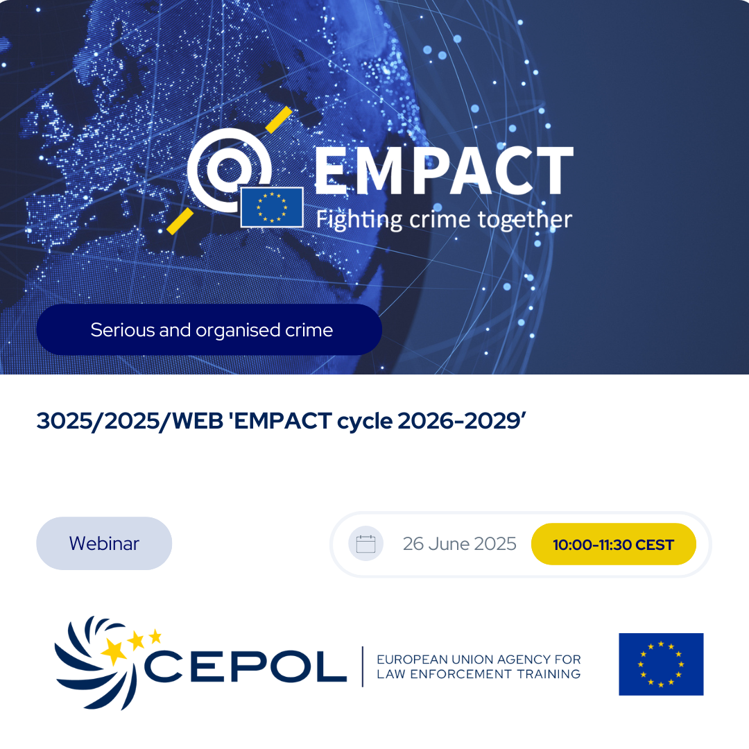 Course: 3025/2025/WEB 'EMPACT cycle 2026-2029’ | LEEd - CEPOL